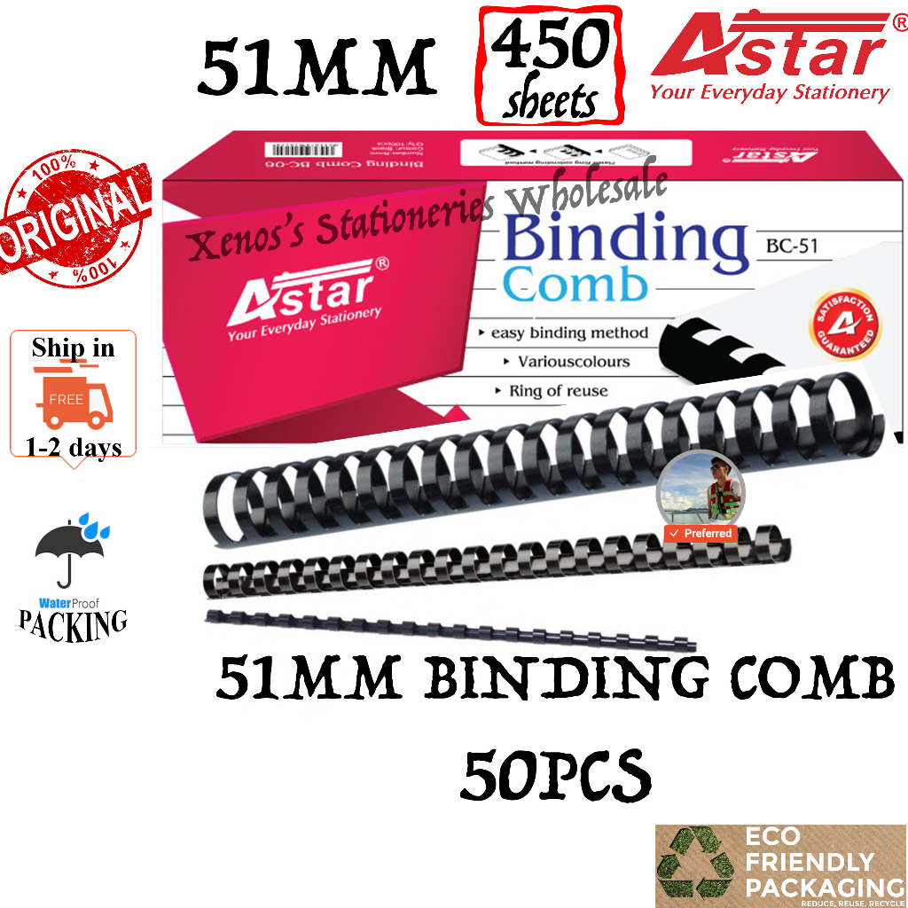 ASTAR Binding Comb 6mm/ 8mm/ 10mm/ 12mm/ 14mm 16mm/ 18mm/ 20mm/ 22mm/ 25mm 28mm/ 32mm/ 35mm ...