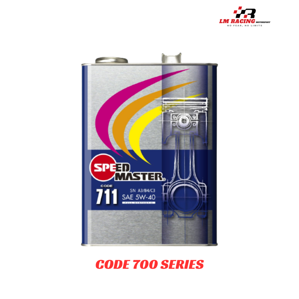 SPEEDMASTER CODE 711 SAE 5W-40 A3/B4/C3 100% Synthetic Oil ACEA ...