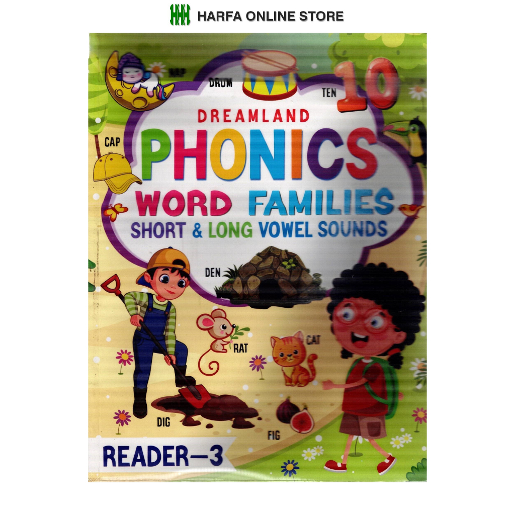 BUKU TADIKA : PHONICS WORD FAMILIES SHORT & LONG VOWEL SOUNDS ( READER ...
