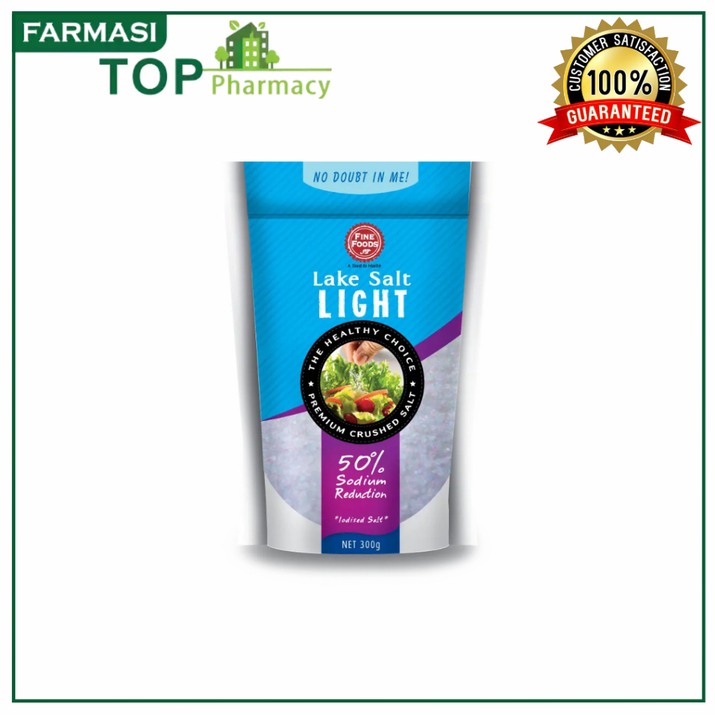 Fine Foods Lake Salt Light 50% Sodium Reduction 300g | Shopee Malaysia