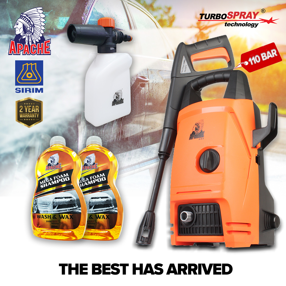 APACHE TurboSpray Water Jet High Pressure Cleaner Machine HM4411 ...