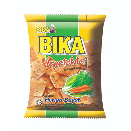 BIKA CRACKERS (VEGETABLE FLAVOURED) - 60GM | Shopee Malaysia