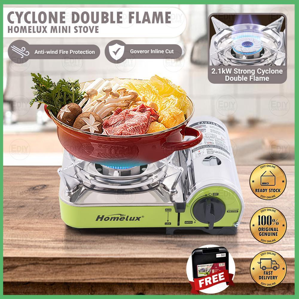 HOMELUX HP-1001G Portable Butane Gas Cooker Stove Dapur Steamboat ...