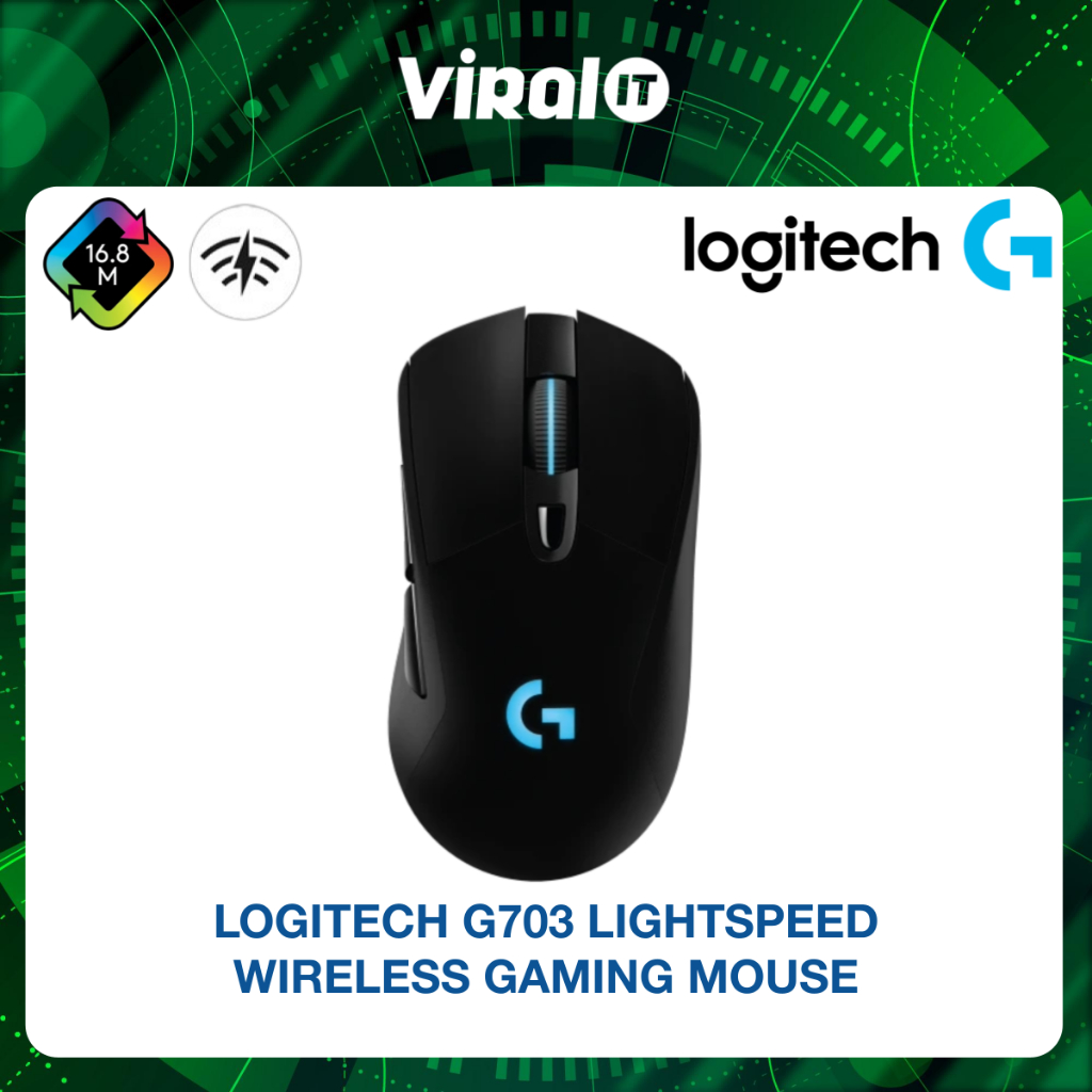 LOGITECH G703 LIGHTSPEED WIRELESS GAMING MOUSE | Shopee Malaysia