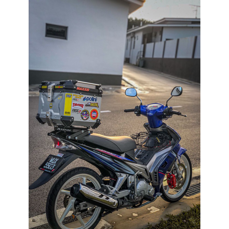 TOP BOX ALUMINIUM EMS , BOX ALOI , BOX ALOI 45 LITRE, GIVI, KAPPA .ALDO ...