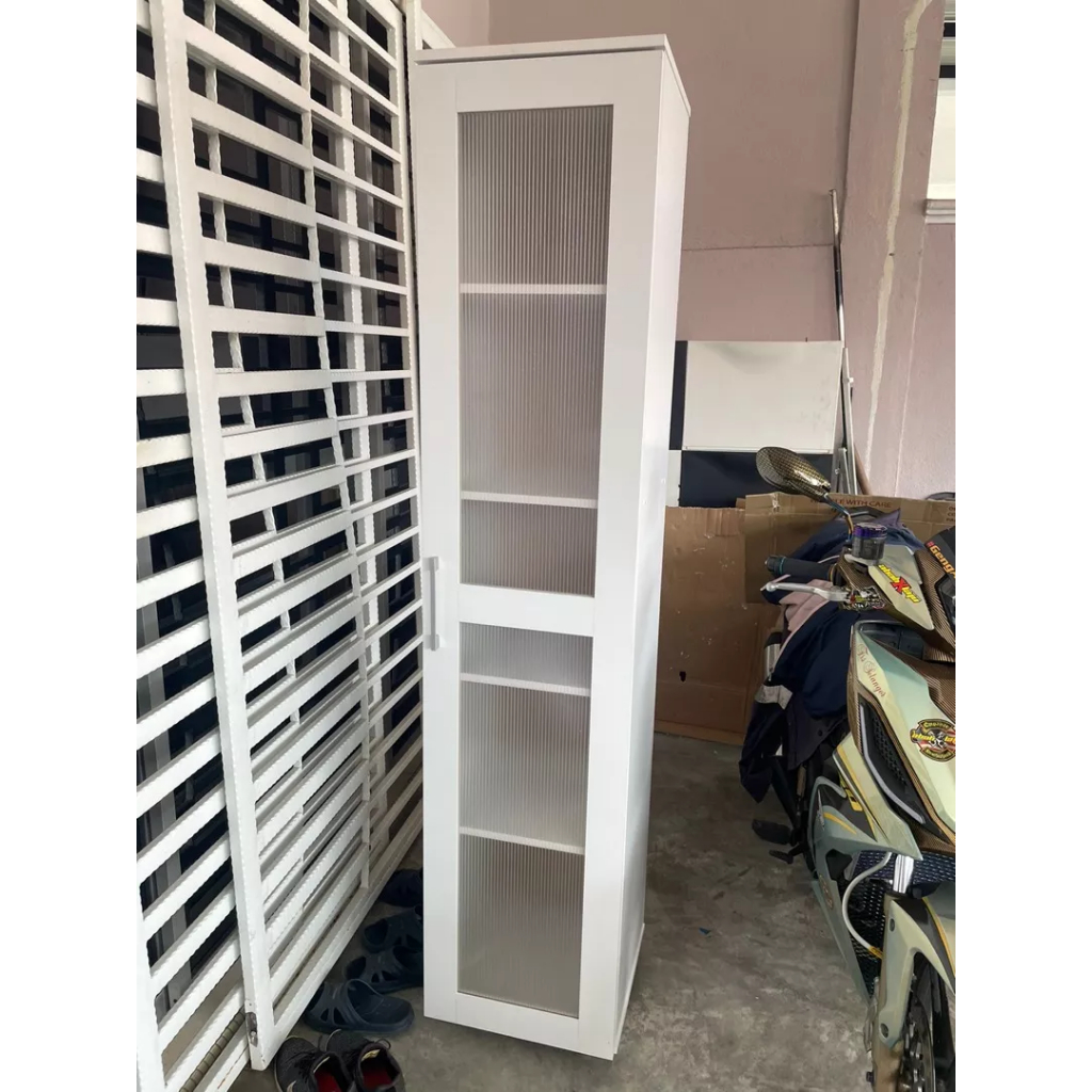 1 Door Multipurpose Storage Cabinet 5 Layer Almari Storage Kabinet Book ...