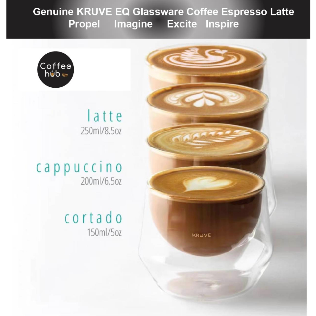 (Ready Stock)KRUVE EQ Glassware Espresso Shot Glass Coffee Shot Glass ...