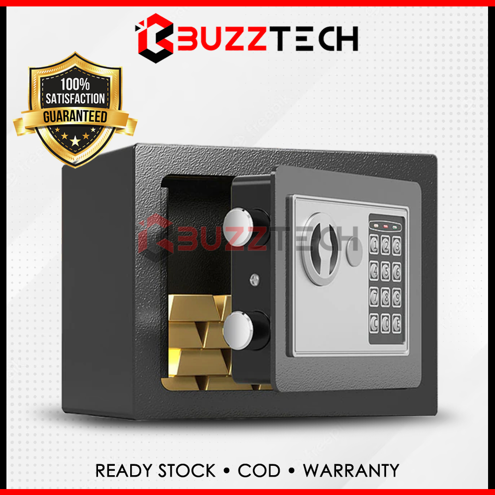 BuzzTech Premium Safety Box Home Office Hotel Digital Safe Box Money ...