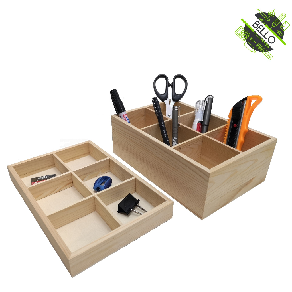 Wooden Box Storage Organizer Holder Multipurpose Uses for Diy Art and ...