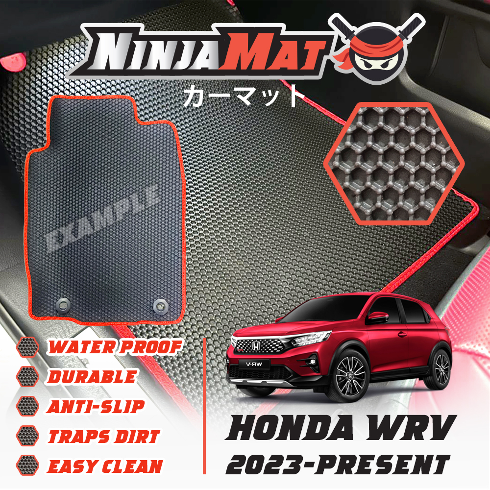 𝗡𝗶𝗻𝗷𝗮𝗠𝗮𝘁 Honda WRV WR-V 2023 Car Floor Mat and Carpet | Shopee Malaysia