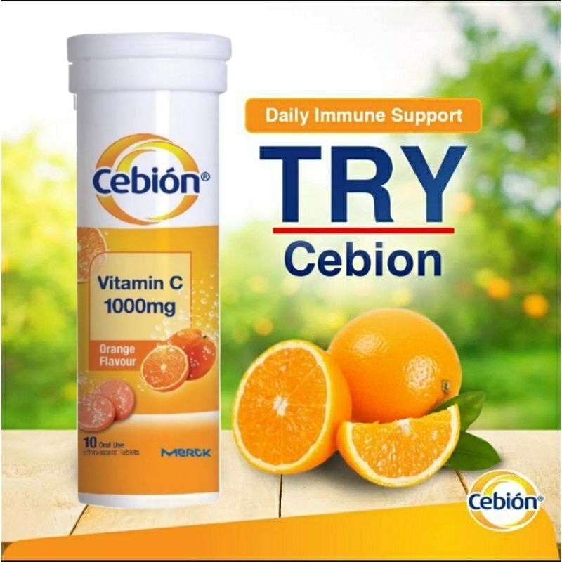 Cebion Vitamin C 1000MG Travel Pocket Size 10's/Tube (Boost ...