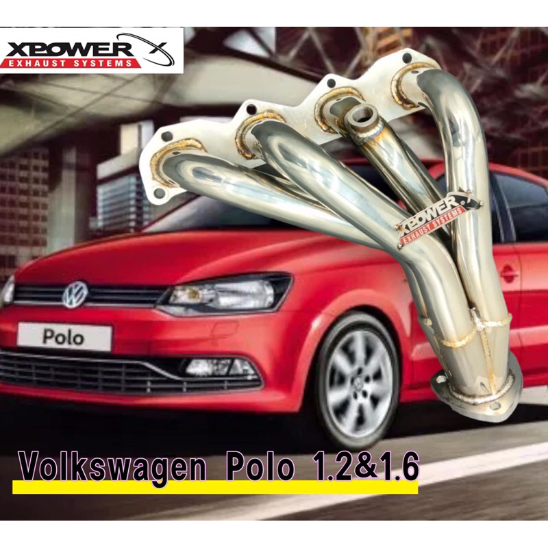VW Polo 1.6cc Exhaust 4-1 Extractor Xpower | Shopee Malaysia
