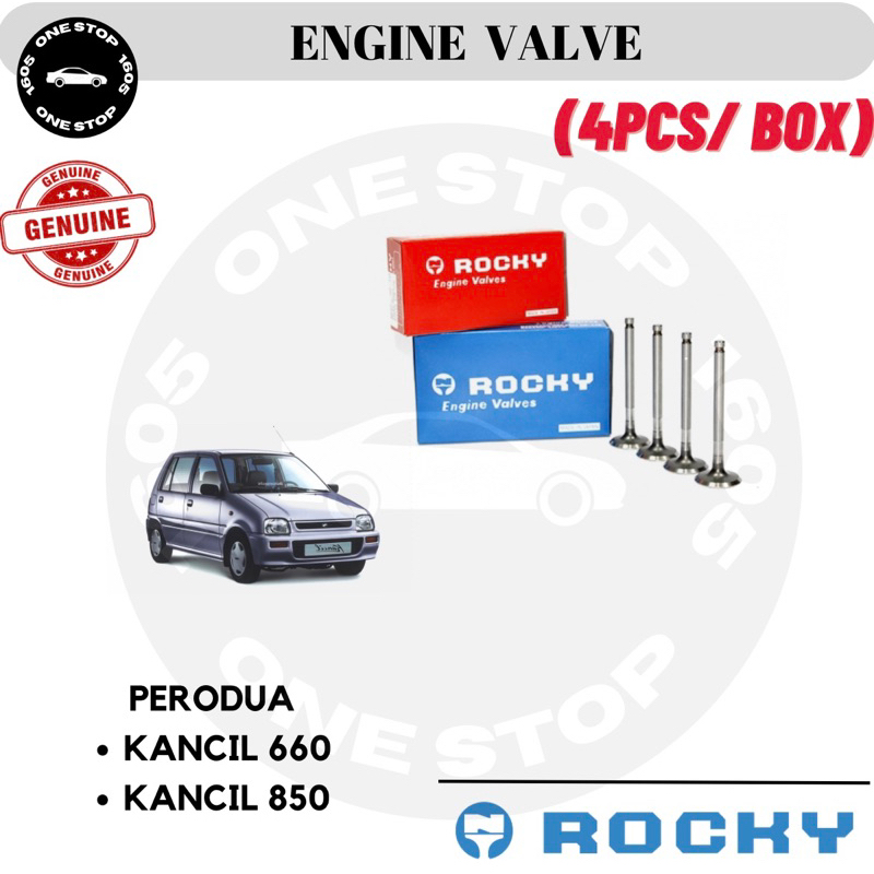 PERODUA KANCIL 660 & 850 JAPAN ROCKY ENGINE VALVE SET INT INTAKE/ EXH ...