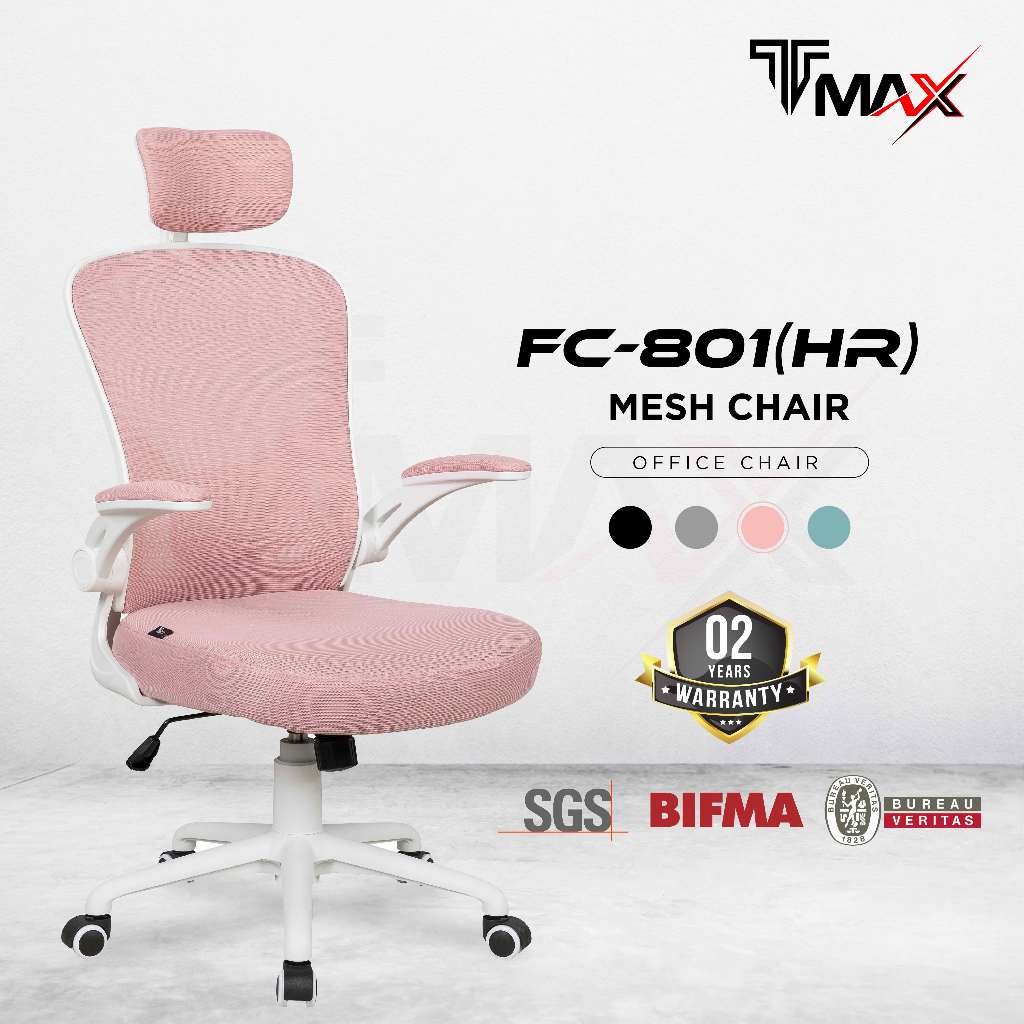 TMAX FC-801 Mesh Chair Ultra Comfortable Seat with Adjustable Armrest ...