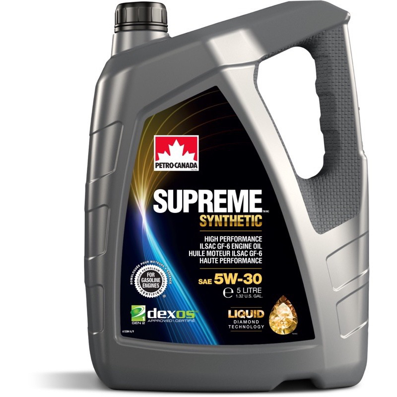 Petro-Canada Supreme Synthetic 5W-30 Dexos 1L/4L/5L | Shopee Malaysia
