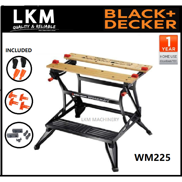 BLACK & DECKER WM225 Portable Work Bench / Workmate -WM225 | Shopee ...