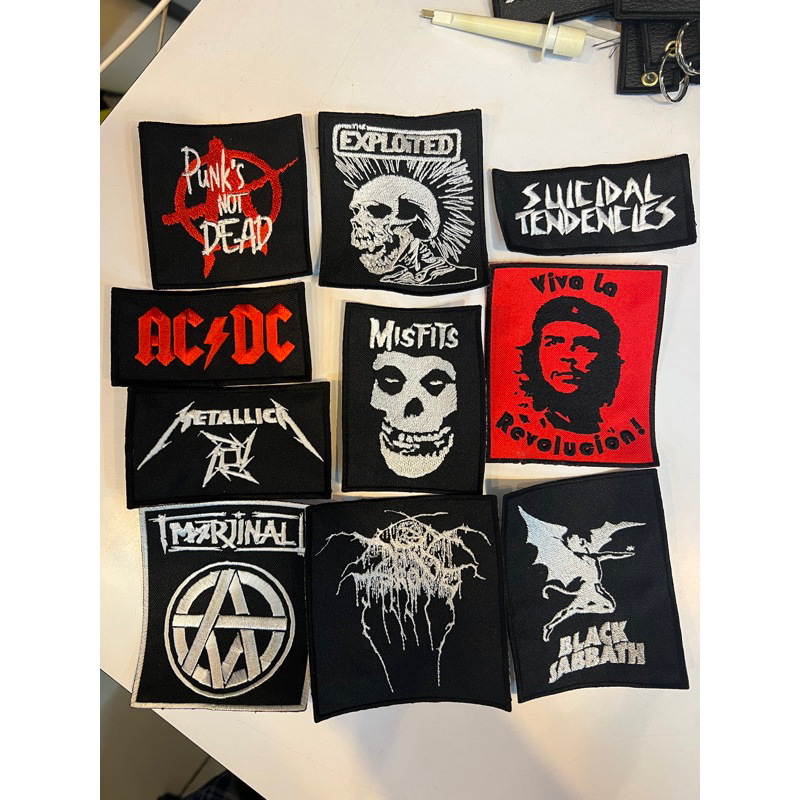 Rock Metal Patches 🔥🔥🔥 | Shopee Malaysia