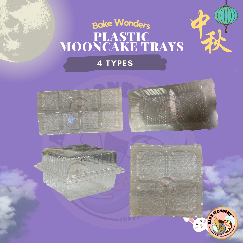 Mooncake Plastic Tray 4in1/2in1/Mooncake Tray With Cover / Plactic ...