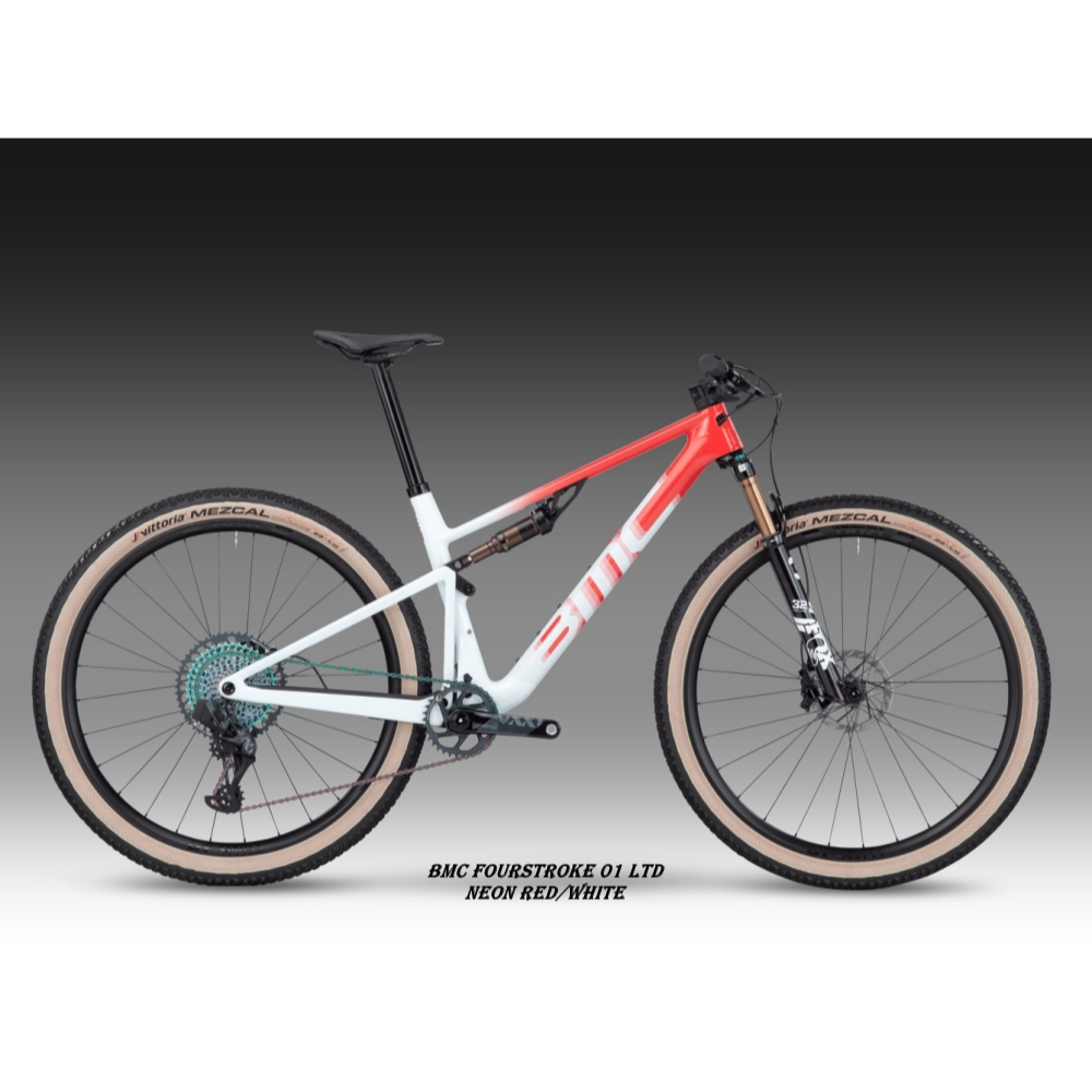 BMC Fourstroke 01 LTD Neon Red/White - 29" Mountain Bikes / MTB Bikes ...