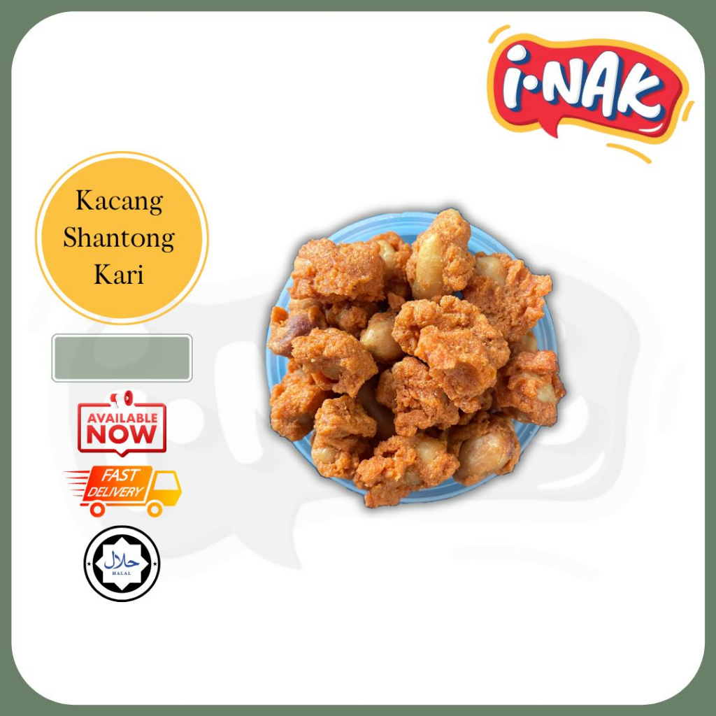 [Halal] Kacang Shantong Kari / Curry Shantong Peanut - 500g / 1kg ...