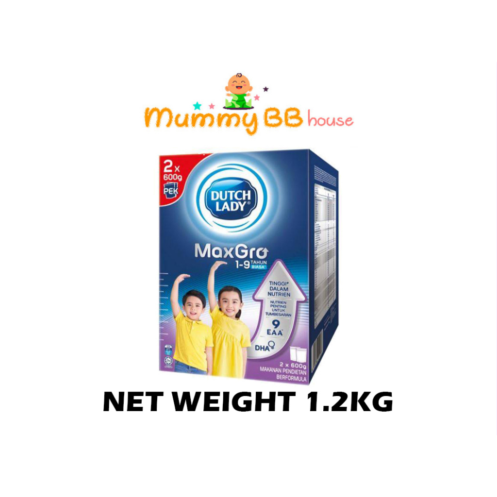 Dutch Lady MaxGro (1-9years) 1.2kg | Shopee Malaysia