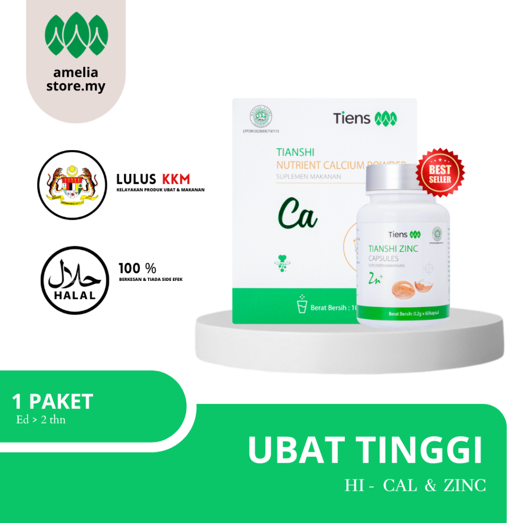 UBAT TINGGI BEST SELLER II BANTU TAMBAH TINGGI 5-10 CM II SUSU TAMBAH ...