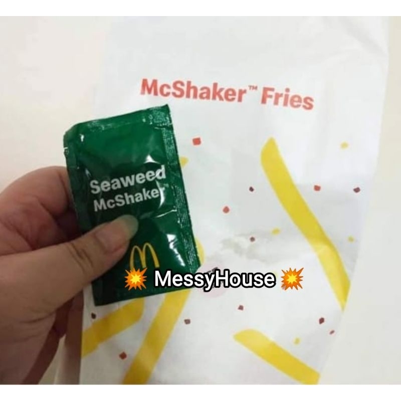 McDonald's McDonalds Mcd Mekdi McShaker Cheese/Seaweed Sachet 5gm with ...