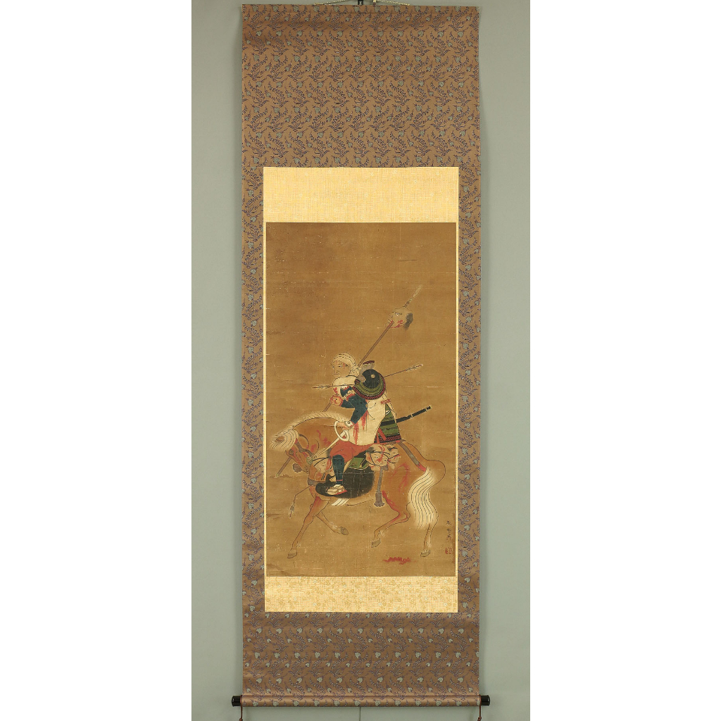 Takashige Japanese antique art kakejiku kakemono wall hanging scroll ...