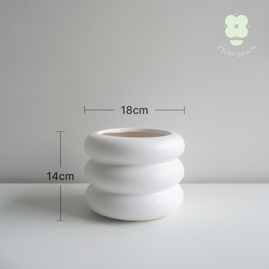 Flow-pots Plant Pot Stacked Mini | Shopee Malaysia