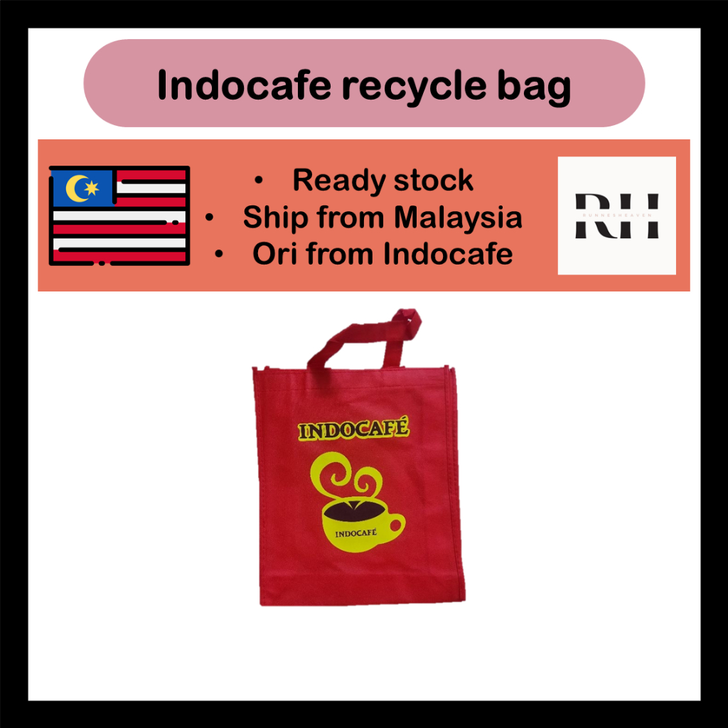 Indocafe recycle bag tote bag Limited Edition Recycle Bag | Shopee Malaysia