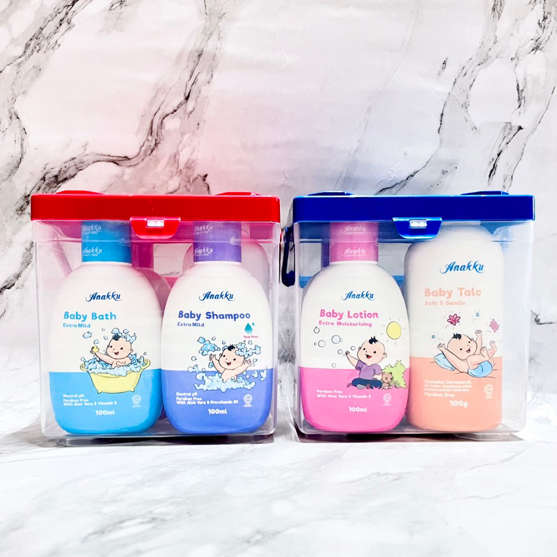 Anakku Toiletries Set | Mandian Bayi (one box only)(100ml) | Shopee ...
