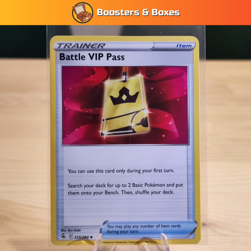 Battle VIP Pass (225/264) [Sword & Shield: Fusion Strike] | Shopee Malaysia