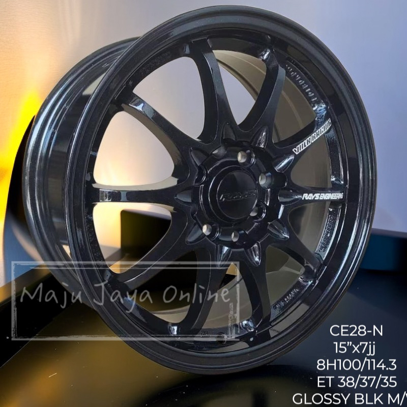 New Sport Rim 15” RAYS CE28 15 inch 8H100/114.3(1set is 4pcs) | Shopee ...