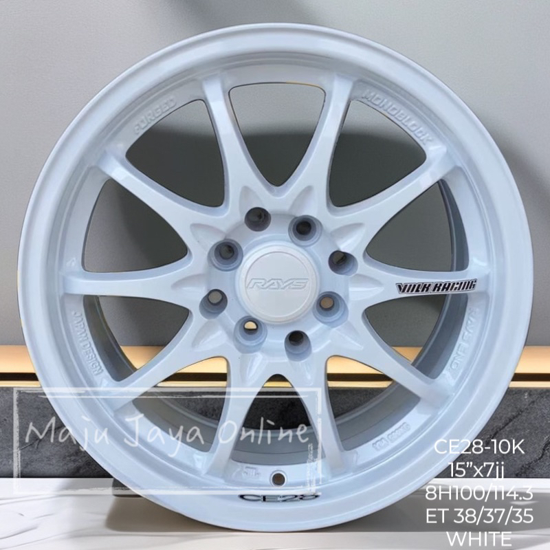 New Sport Rim 15” RAYS CE28 15 inch 8H100/114.3(1set is 4pcs) | Shopee ...