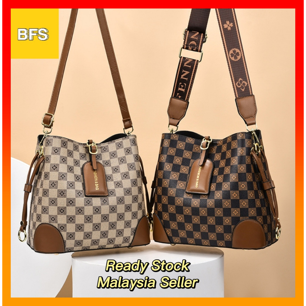 Beg Baldi Berpanel Luxury Bag Beg Bahu Wanita Women Handbag Bucket Bag ...