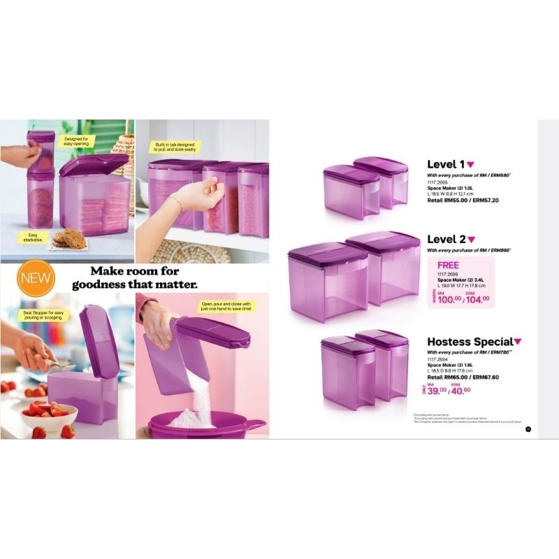 Tupperware Space Maker | Shopee Malaysia