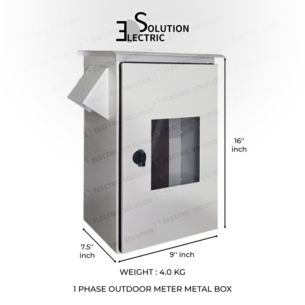 THREE PHASE / SINGLE PHASE OUTDOOR HOUSING METER METAL BOX FIBER BOARD ...