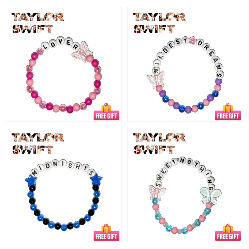 Taylor Swift Inspired Friendship Bracelet Swifties | Shopee Malaysia