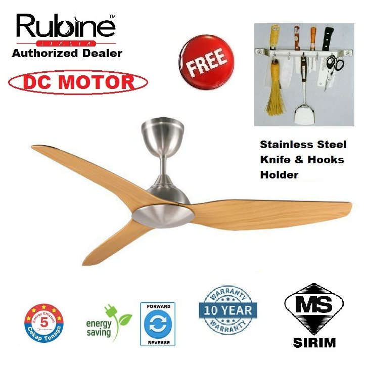Rubine RCF-SOFFIO50 -3B DC Ceiling Fan PINEWOOD/PW | Shopee Malaysia
