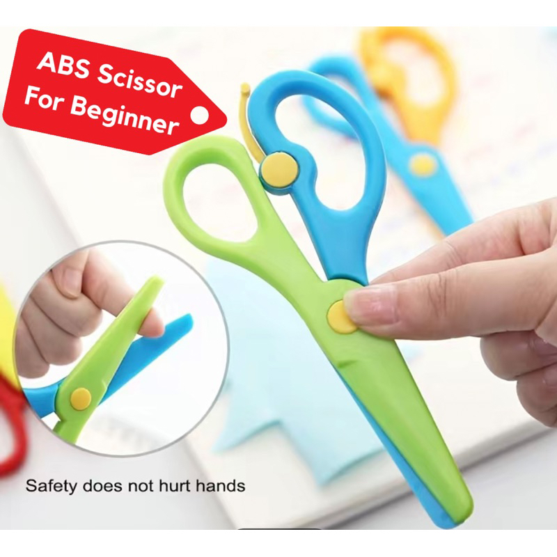 Special ABS Scissor For Beginners Autism Preschool Scissor Child Safe ...