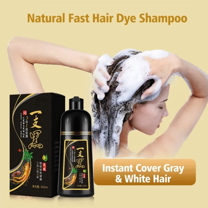 White Hair Treatment Shampoo White Hair Turn To Black Hair Nourishing ...