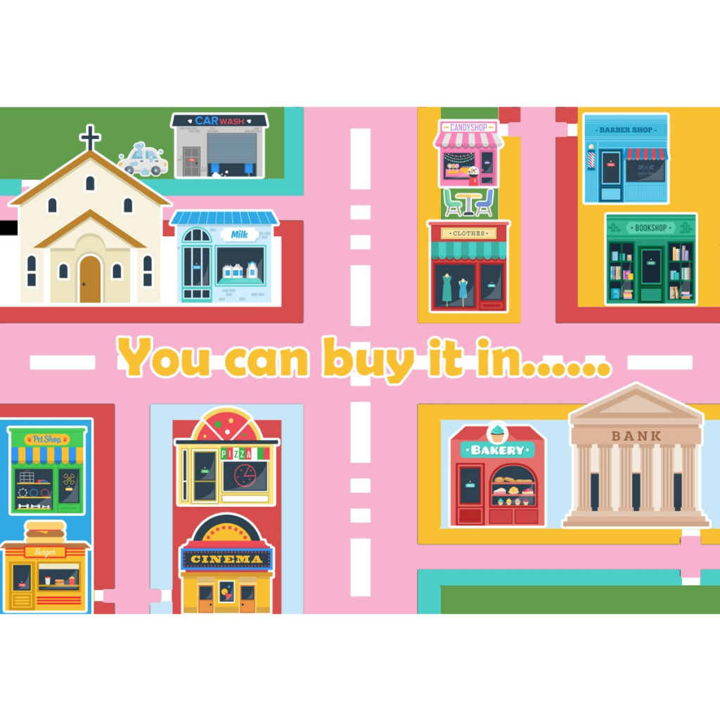 PDF] 051- The High Street Matching Activity Printable Montessori ...