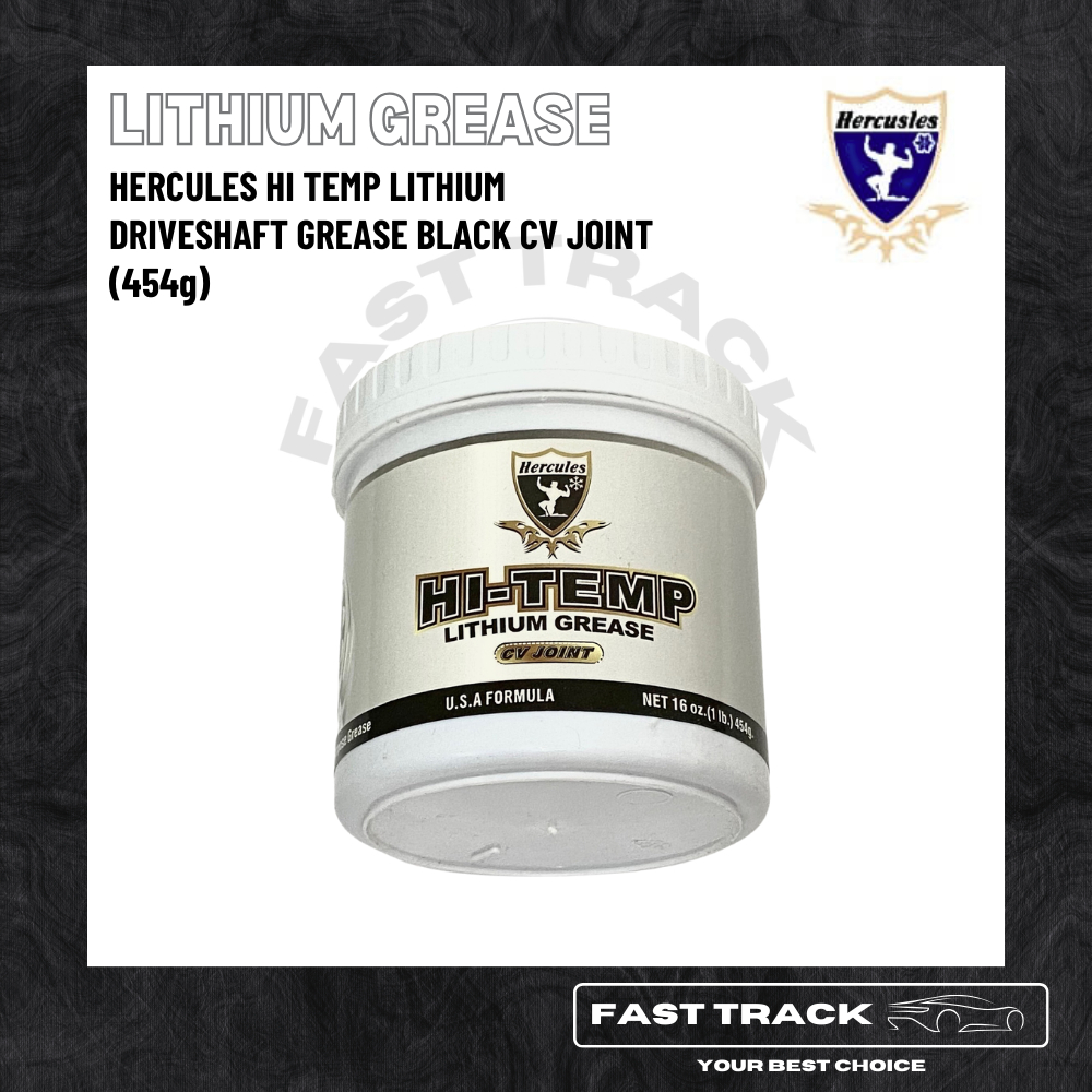 HERCULES HI TEMP LITHIUM DRIVESHAFT GREASE BLACK CV JOINT(454g) | Shopee Malaysia