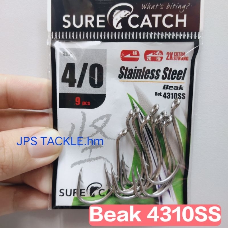 Surecatch 4310SS BEAK Stainless steel HOOKS mata kail surecatch | Shopee Malaysia