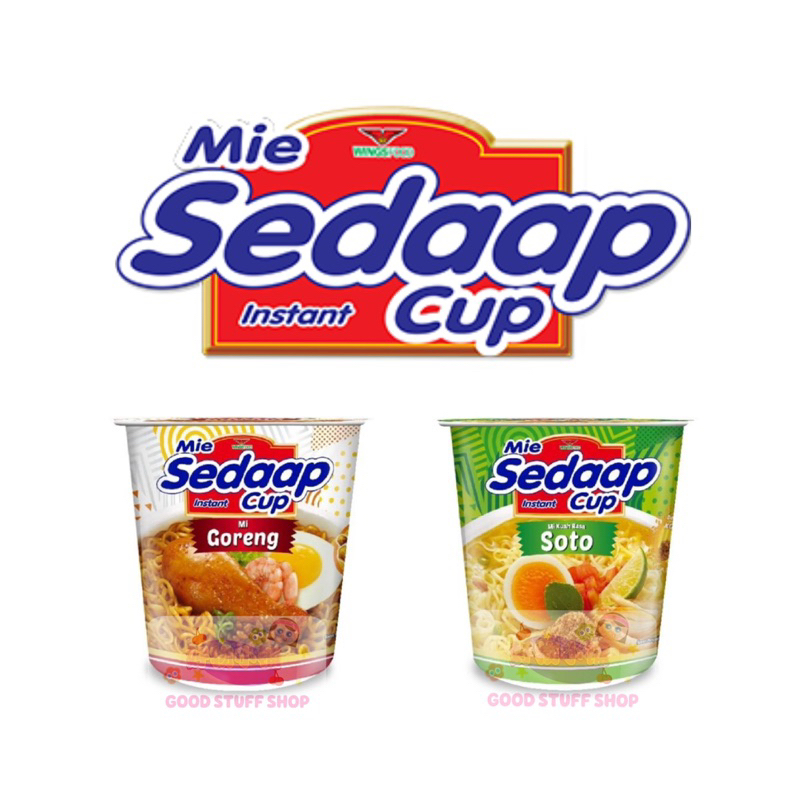 Mie Sedaap Instant Cup Mi Goreng/Mi Soto Soup(80g) | Shopee Malaysia