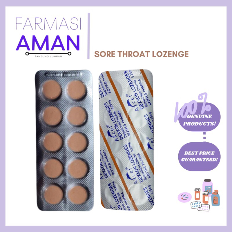 Axcel Dexxon Lozenge Orange Flavoured 10’s | Shopee Malaysia