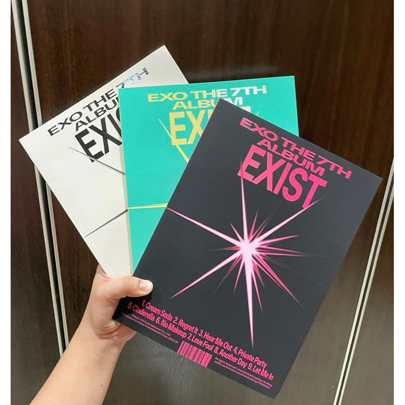 EXO 7TH ALBUM 'EXIST' PHOTOBOOK VER (E,X,O)(WITHOUT PC)裸专 | Shopee Malaysia