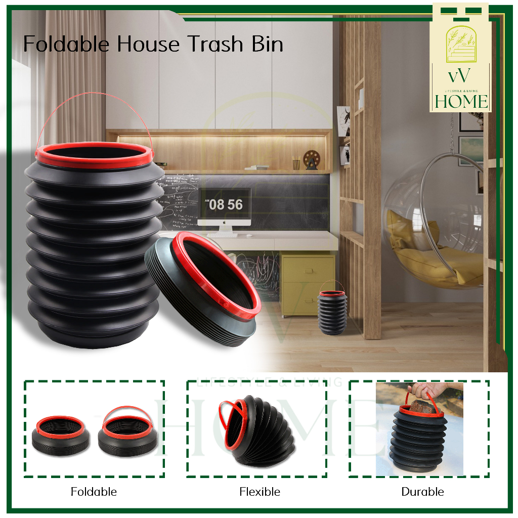Foldable Dustbin / Trash Bin / Water Bucket | Shopee Malaysia