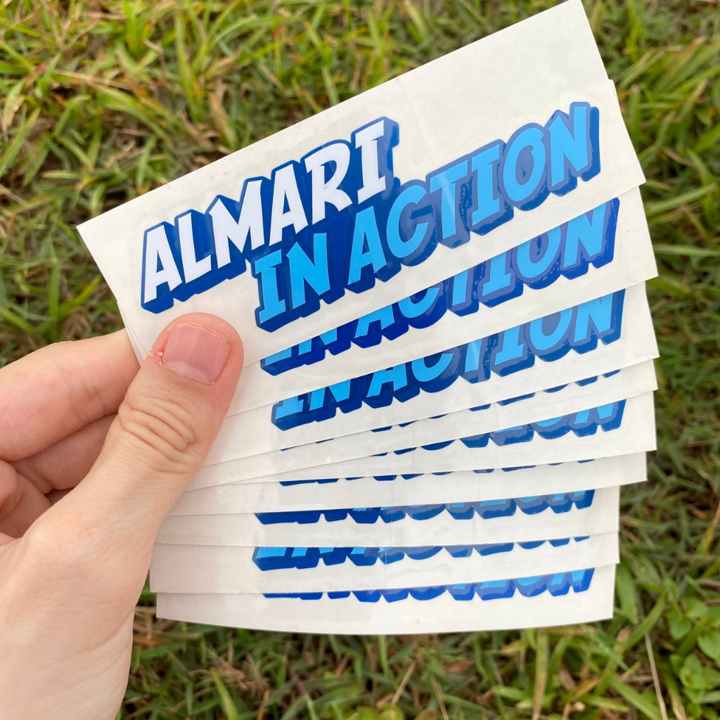 STICKER ALMARI IN ACTION | STICKER MOTOR | STICKER KERETA | Shopee Malaysia