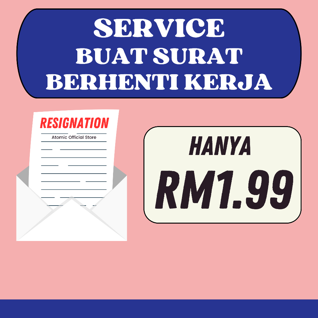 🔥Upah Buat Surat Berhenti Kerja🔥 Servis Menulis Surat Berhenti Kerja ...